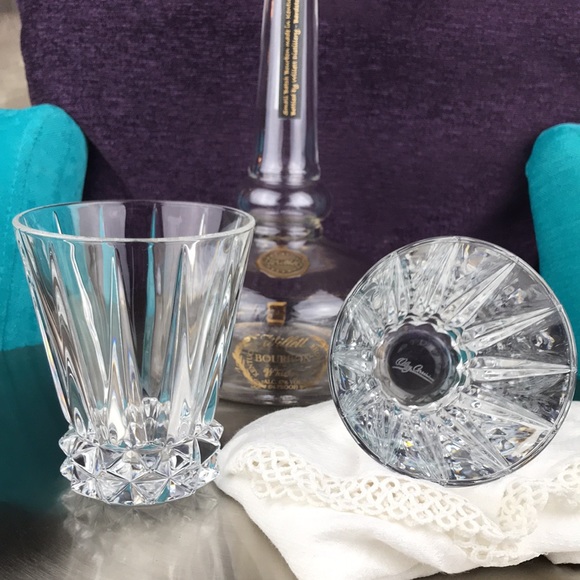 Oleg Cassini | Dining | Oleg Cassini 2 Clear Crystal Heavy Weight ...